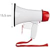 Relaxdays Megafono per Tifosi, Altoparlante in Plastica per Feste e ...