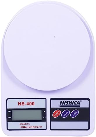 Nishica NS 400 Multipurpose Portable Electronic Digital Weighing Scale Weight Machine (10 Kg ...
