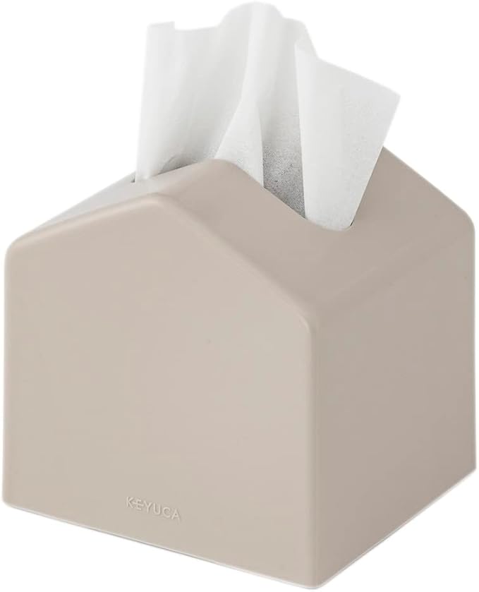 Amazon｜KEYUCA (ケユカ) Moi コンパクト ティッシュケース ライトグレー (ティッシュボックス/詰め替えタイプ) カバー 小さめ かわいい｜ティッシュケース・ホルダー オンライン通販