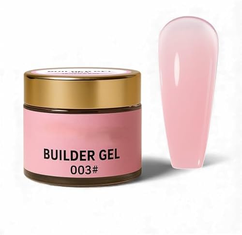 Builder Gel for Nails, 15ML UV/LED Hard Gel for Nail Extensions ...