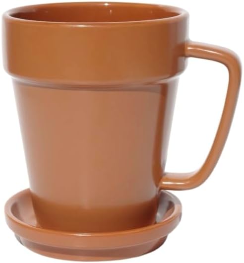 Amazon.com: KOLMe.Be. Flower pot coffee mug. Reusable coffee cups with ...