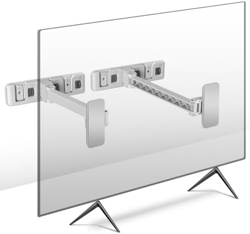 Amazon.com: 6 Pack Adjustable 42" Metal TV Safety Straps, Vinkqiado No ...