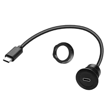 Amazon.com: QIANRENON 5Gbps USB C Flush Mount Adapter Fast Charging ...