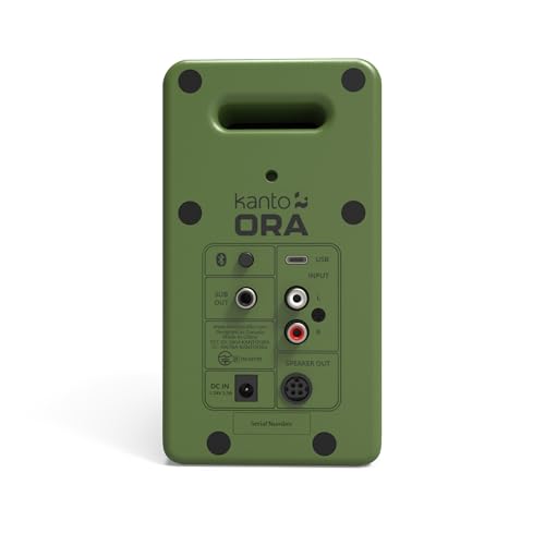 Kanto ORAMN 100W Powered Reference Desktop Computer Speakers with Bluetooth 5.0 and USB-C Input ...