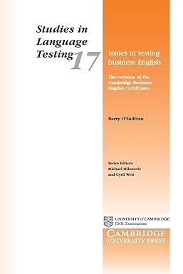 Amazon.in: Buy Issues in Testing Business English: The Revision of the ...