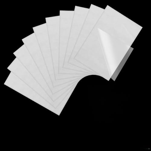 Amazon.com: HJZHII 10 Pcs Iron On Adhesive Sheets, Double Sided Heat ...