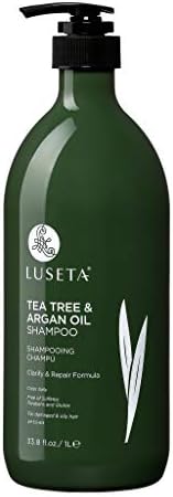 Amazon.com : Luseta Tea Tree & Argan Oil Milk Shampoo Color Safe ...
