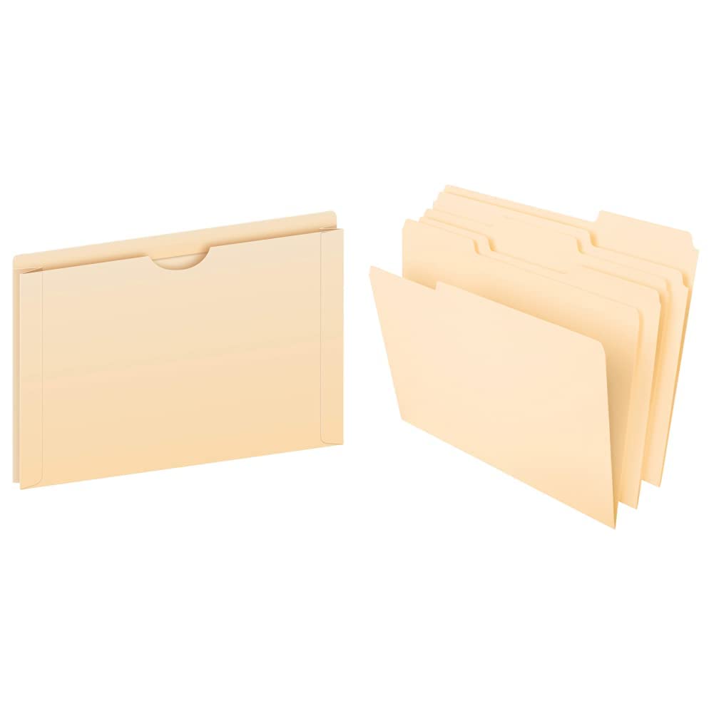 Amazon.com : Pendaflex File Jackets and Folders Bundle (2 Boxes ...