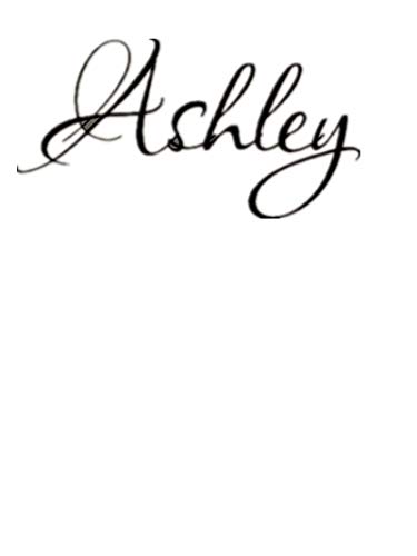 The Name Ashley In Cursive Cursive Name Necklace Custom Name