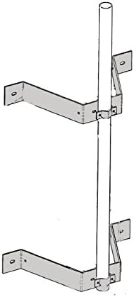 Amazon.com: ROHN WM212 12" Wall Mount with 2-3/8" x .154" x 6' Long ...