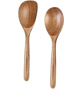 Amazon.com: MornHalo 2PCS Acacia Wooden Spoons For Cooking-14 Inch ...