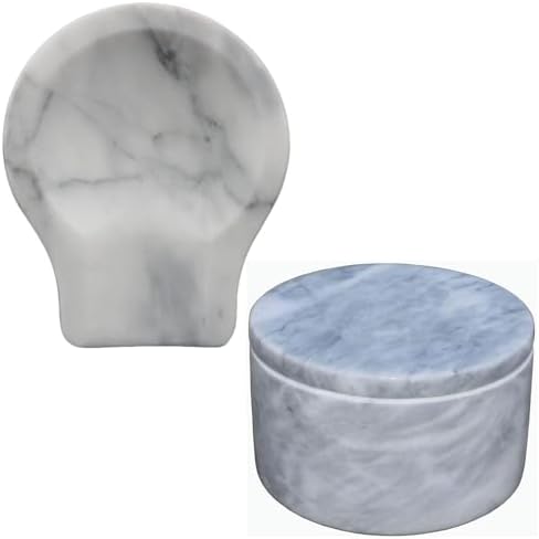 Amazon.com: Marble Spoon Rest for Kitchen Counter, Gray Cooking Utensil ...