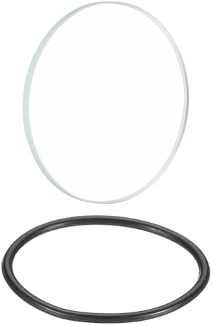 PATIKIL 1.1" Dia LED Lens, Polished Edge Flashlight Glass Lens with ...