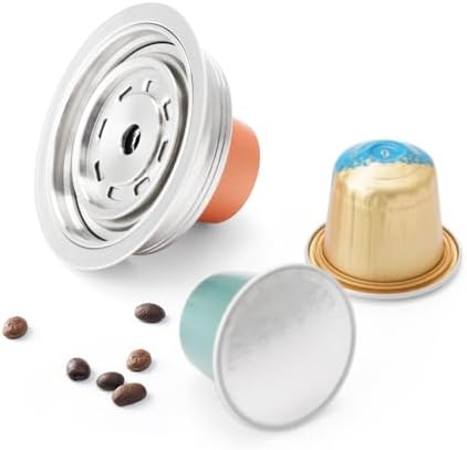Amazon.com: Reusable Coffee Capsule Adapter for Nespresso Vertuo ...