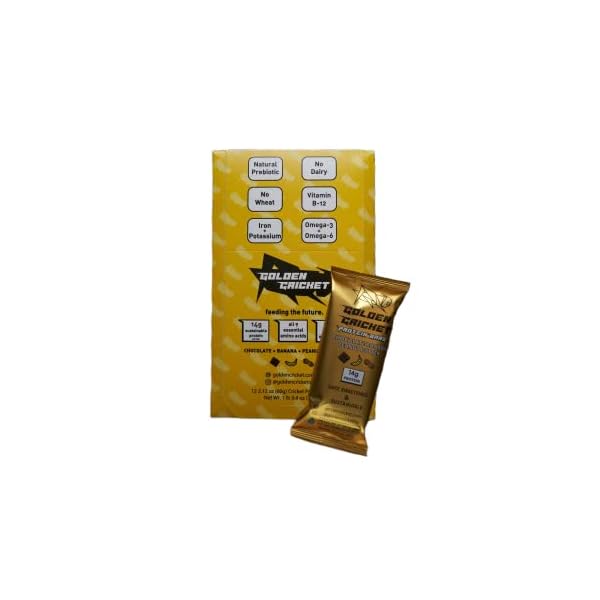 Golden Cricket® Protein Bars (12-count) - Peanut Butter Chocolate ...