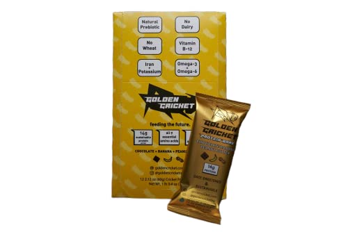 Golden Cricket® Protein Bars (12-count) - Peanut Butter Chocolate ...
