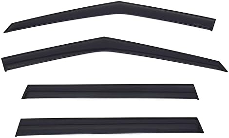 Amazon.com: Wellvisors Side Window Visor Wind Deflectors Rain Guards ...