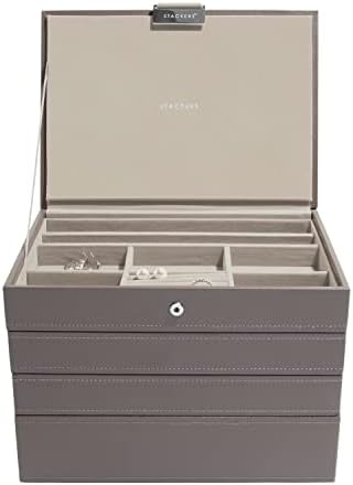 Stackers Blush Pink Classic Medium Jewellery Box, Set of 3 : Amazon.co ...
