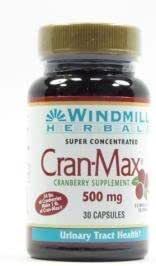 Amazon.com: Cran MAX Cranberry Cap WMILL Size: 30 : Health & Household