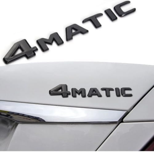 Amazon.com: RUNYUIKJ 3D Car 4MATIC Logo ABS Letter Emblem Decal for ...