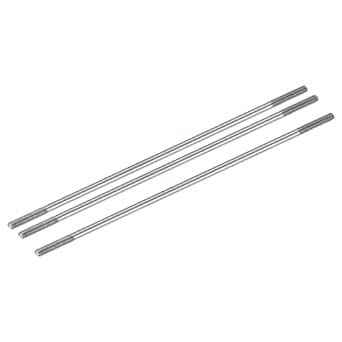 MECCANIXITY 3pcs Push Rod Connector Double End Threaded Rod 304 ...
