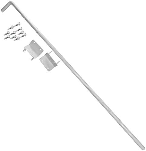 Amazon.com: 36" Vinyl Fence Gate Drop Rod(BLACK)-AKA Gate Drop Pin ...