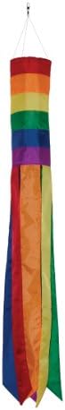 Amazon.com: Spiral Rainbow 60 Inch Windsock by Madrona Brands | Durable ...