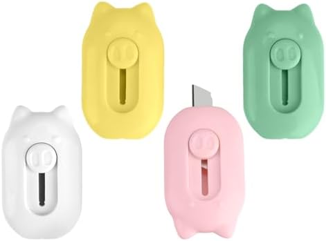 Cuttermesser Mini Kartonmesser, 4Pcs Ferkel Form Box Cutter Klein ...