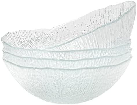 Amazon.com | Vikko Salad Plate, Set of 4 Glass Plates, 8.5 Inch Dessert ...