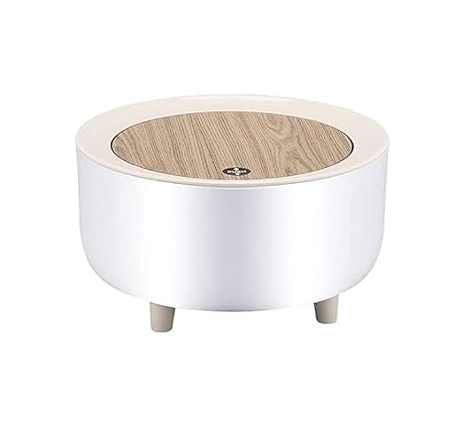 ISTARA Desktop Trash Can, Dustbin with Lid Trash Can Small Clamshell ...