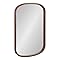 Amazon.com: Kate and Laurel Talma Arched Oval Wall Mirror, 24 x 36 ...
