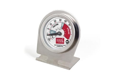 Good Cook Precision Stainless Steel NSF Fridge Thermometer, 2 Pack ...