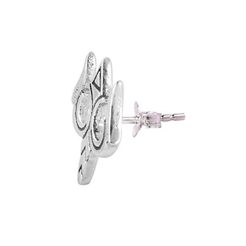 Buy KUKSHYA 925 Pure Silver (Chandi) Trishul Studs/Earring For Men ...