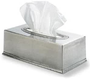 Amazon.com: pewter tissue boxes from match of italy : Home & Kitchen