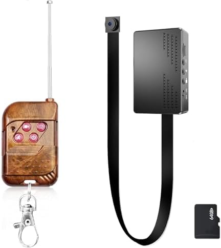 Mini Camera 1080P Surveillance Camera Video Recorder Small with 64G SD ...