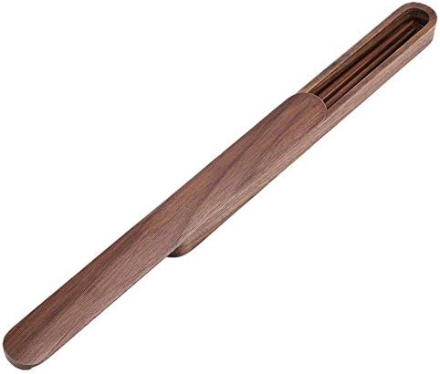 Amazon.com: Wooden Chopsticks Storage Case Box Holder Reusable Flatware ...