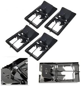 4 x Classic Metal Rat Traps | Reusable Rat Mouse Rodent Large Metal ...