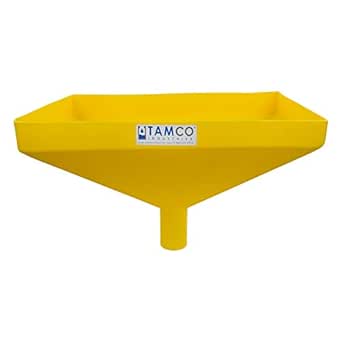20" x 13" Rectangular Yellow Heavy Duty Tamco Linear Low Density ...