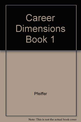 Career Dimensions I: Personal Planning Guide: Storey, Walter D ...