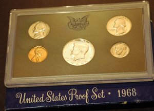 1968 US Proof Set at Amazon's Collectible Coins Store