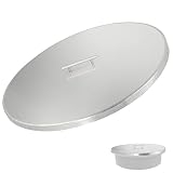 Hammered Metal Fire Pit Cover, Tabletop, and Snuffer All-in-One | The ...