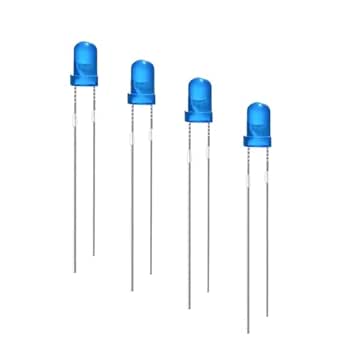 RoboComp 3mm LED Diffused Light Diode Round Through Hole LED Lamp for ...