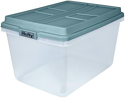 Amazon.com - Hefty 18-Quart Hi-Rise Storage Bin (4 Pack)