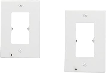 Outlet Wall Plate with LED,2 Pack Wall Plate Night Light, Easy to ...