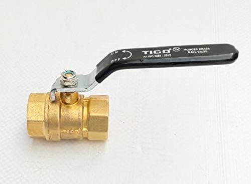 Zoloto 1008B Forged Brass Ball Valve (Screwed) (Size 1/2" 15mm ...