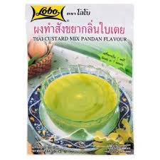 Amazon.com : Lobo Thai Custard Dessert Mix Pandan Flavor Use As Filling ...