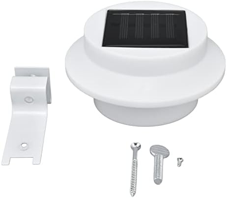 Solar Powered LED Gutter Lights 3 LED Deck Gutter Solar Lights Outdoor ...