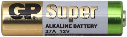 Amazon.com: GP Super 27A Alkaline 12v Battery D27A A27 GP27A E27A L828 ...