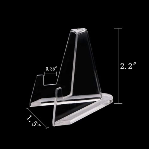 Baseball Card Sleeves 60 Card Display Stands With 50 Sleeves - 2.1 ...