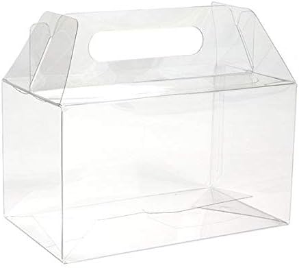 Amazon.com: ClearBags Clear Gable Handle Box | 25 Count | Size: 7” x 4 ...